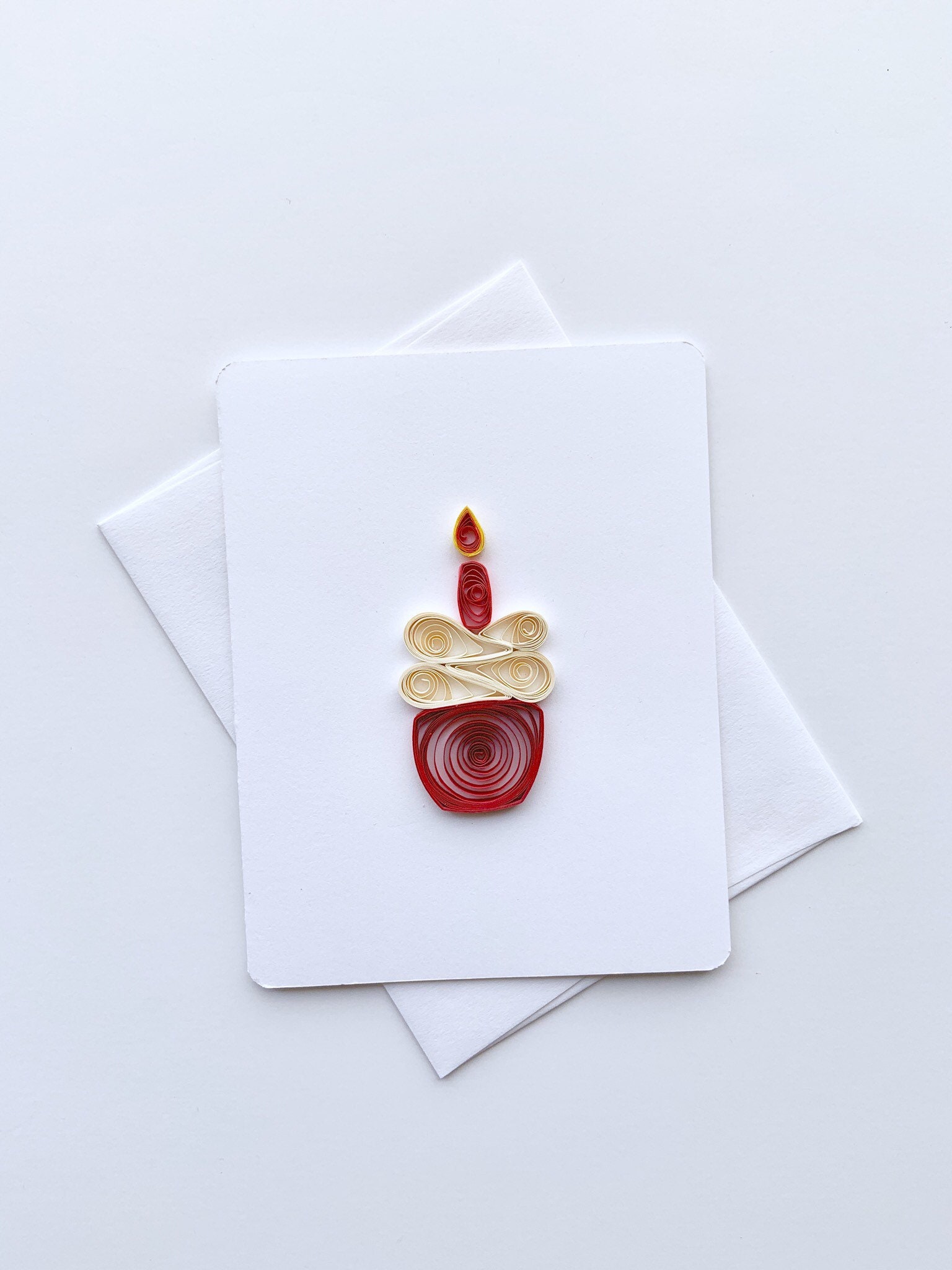 Cupcake Card Birthday Card Cute Birthday Card Blank Card Card for Baker ...