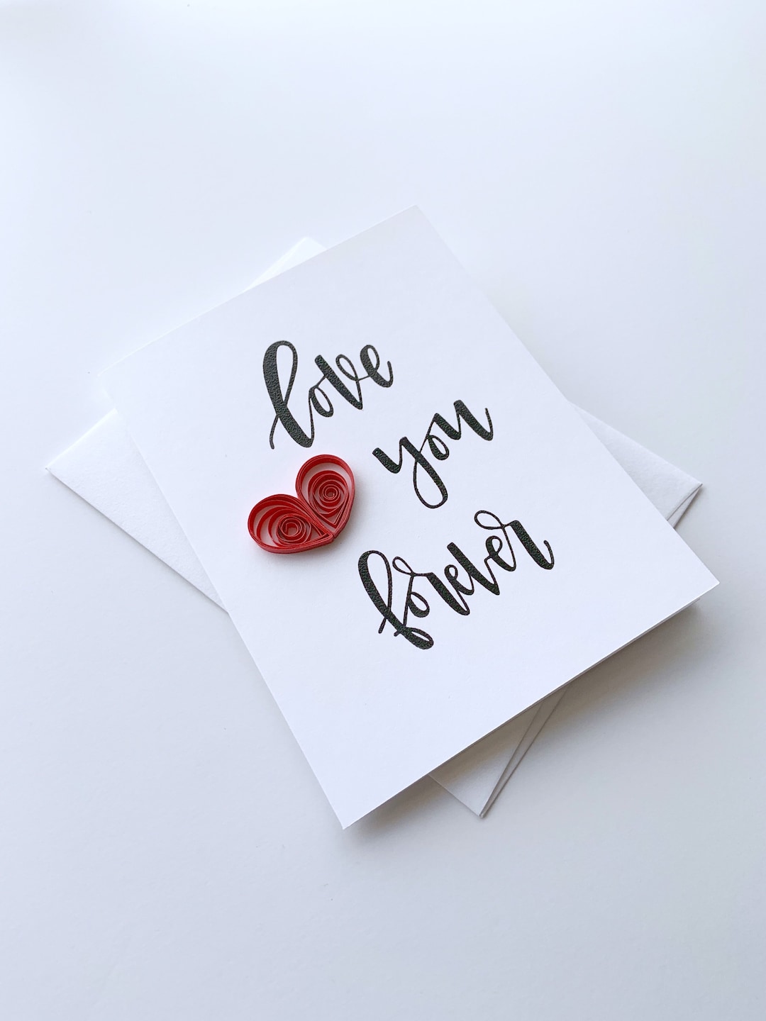 Heart Card | Anniversary Card | Just Because Card | I Love You Card ...