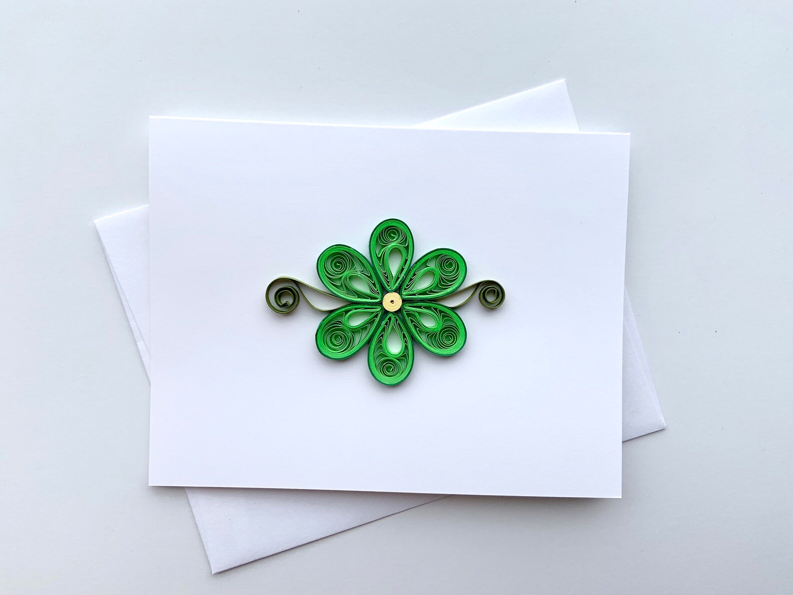 Flower Card | Quilled Card | Quilling Paper Art | Blank Card | Just ...