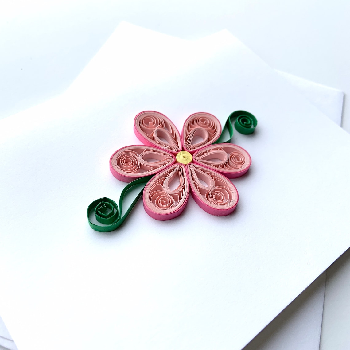 Flower Card Quilled Card Quilling Paper Art Blank Card - Etsy Canada