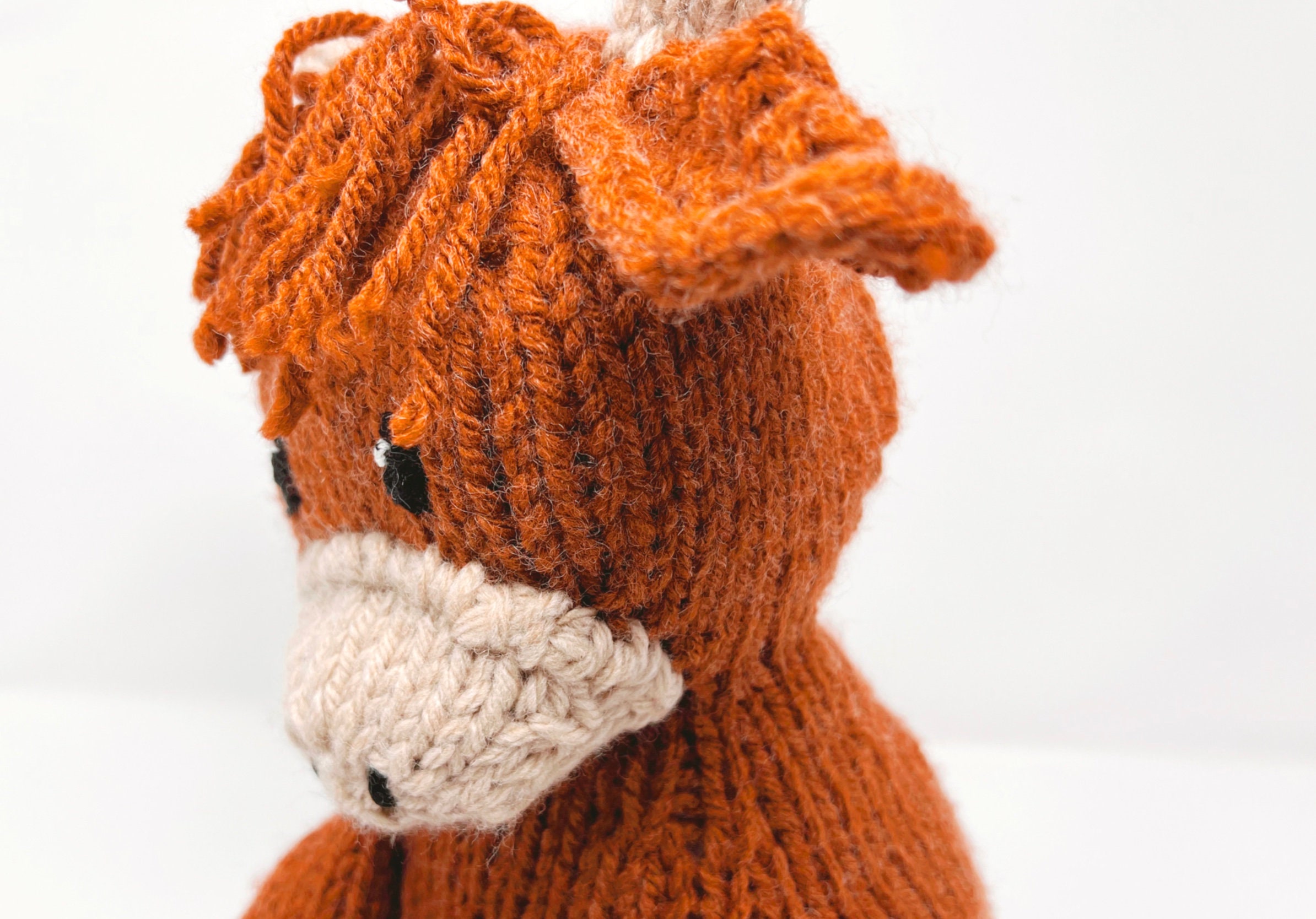 Highland Cow Knitting Pattern - Etsy