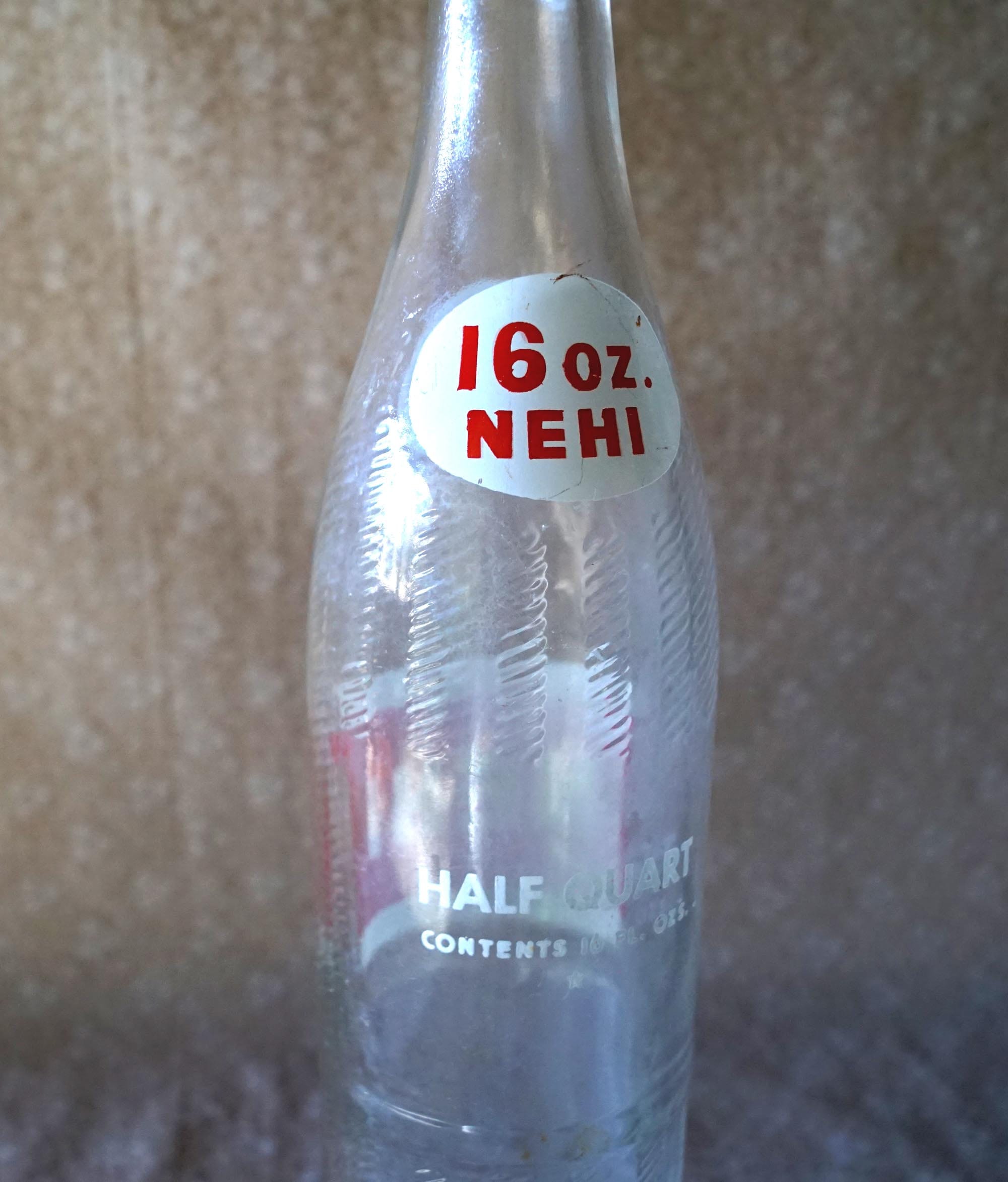 NEHI BEVERAGES PAINTED Vintage Soda Pop Bottle: Collectible | Etsy