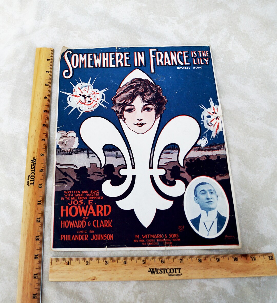 1917 SOMEWHERE IN FRANCE is the Lily – World War 1 Era American Sheet ...