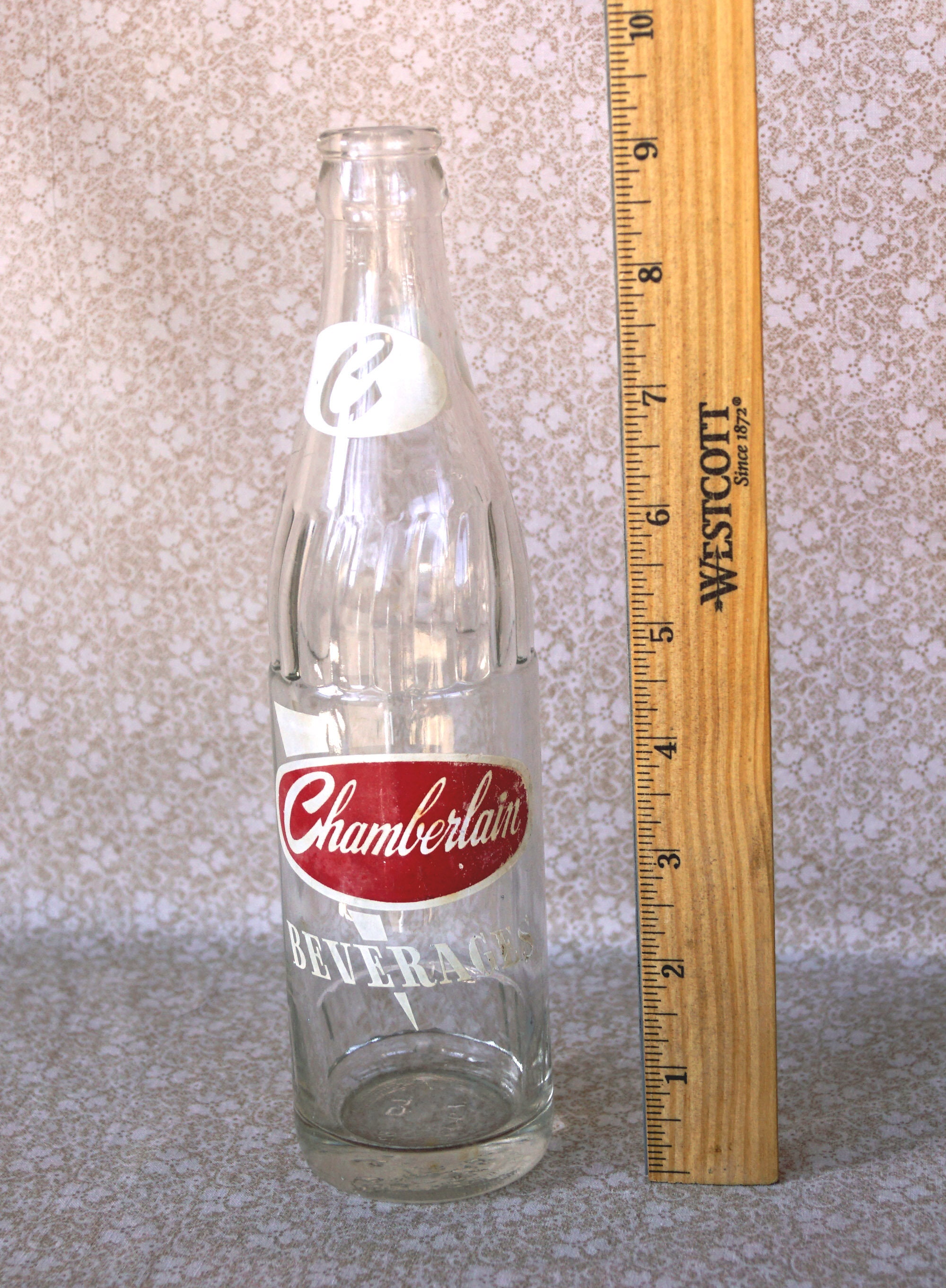 Vintage CHAMBERLAIN SODA POP Bottle Embossed and Painted | Etsy