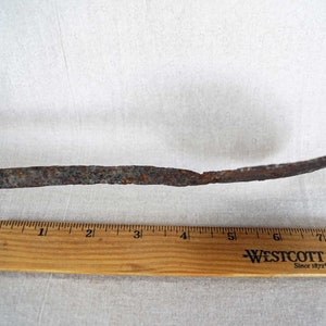 HAND FORGED C. I. ROD: Rare 1800’s Antique for Searing Meat, or so I’ve ...