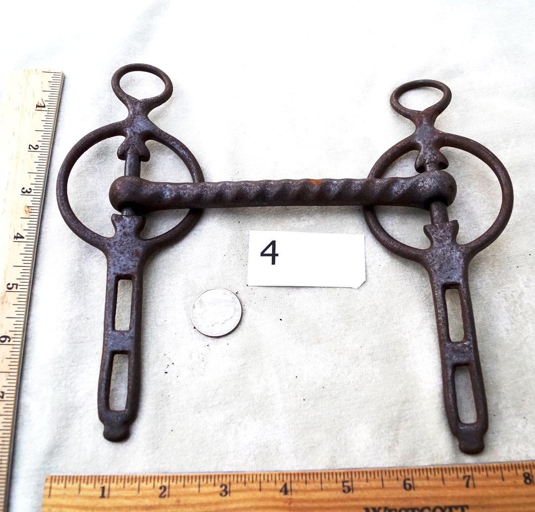 ANTIQUE WESTERN Horse BIT 4: 80 to 100 Years in Age. one of - Etsy