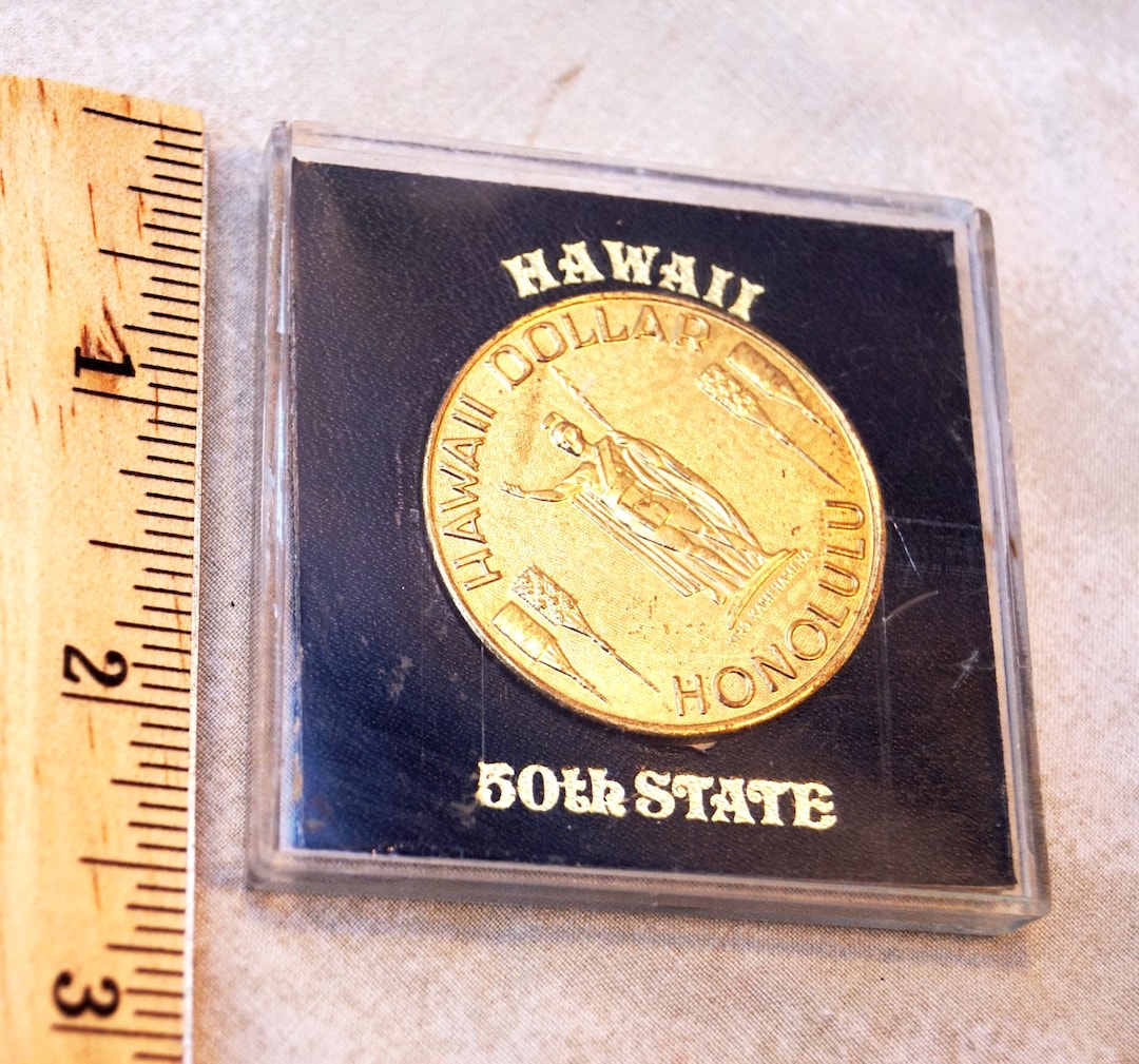 HAWAII DOLLAR COMMEMORATIVE Coin/token Souvenir in Original - Etsy