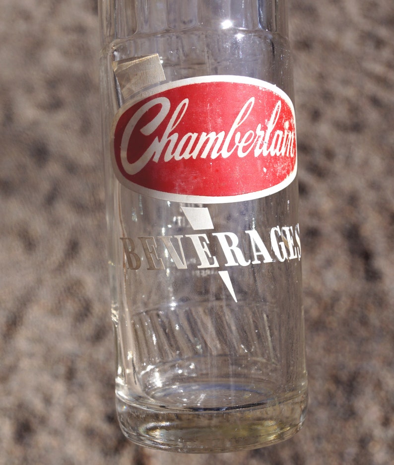 Vintage CHAMBERLAIN SODA POP Bottle Embossed and Painted | Etsy
