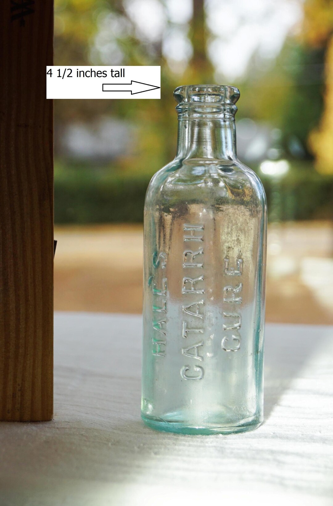 Early 1900’s HALL’S CATARRH Cure-quack Medicinal Antique Bottle: 100 ...