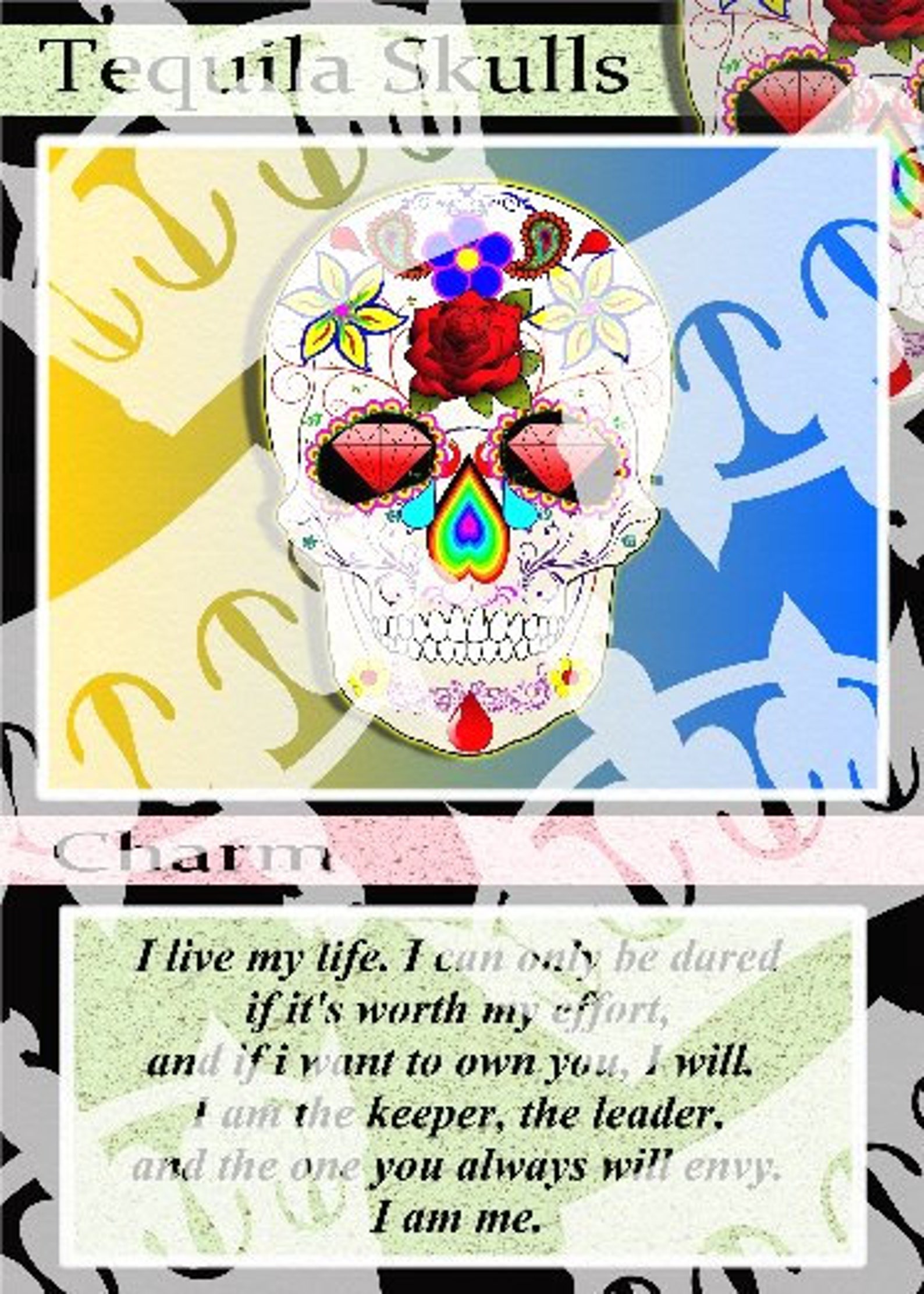 Tequila Skulls Kingmaker Card 750x1050x300ppi - Etsy
