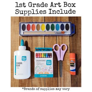 1st Grade Art Box - Pre-packaged Project Supplies for the Entire School Year!! - Etsy