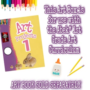 1st Grade Art Box - Pre-packaged Project Supplies for the Entire School Year!! - Etsy