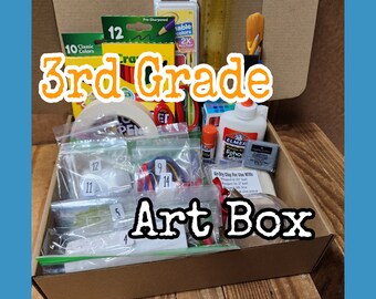 Abeka Art A 4th Grade Art Supply Kit Pre-packaged Projects for Entire School Year - Etsy