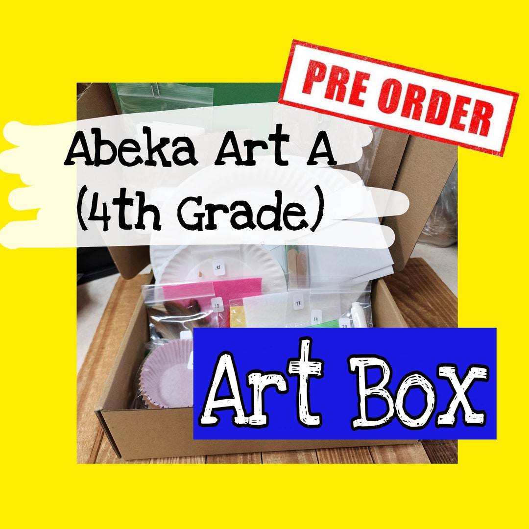 Abeka Art A 4th Grade Art Supply Kit Pre-packaged Projects - Etsy