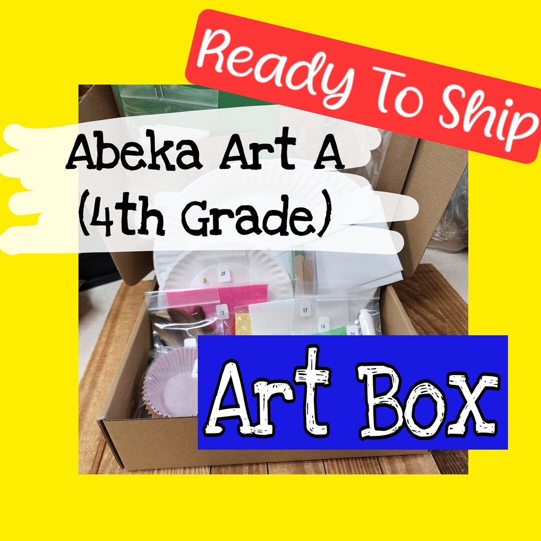 Abeka Art A 4th Grade Art Supply Kit Pre-packaged Projects for Entire School Year - Etsy
