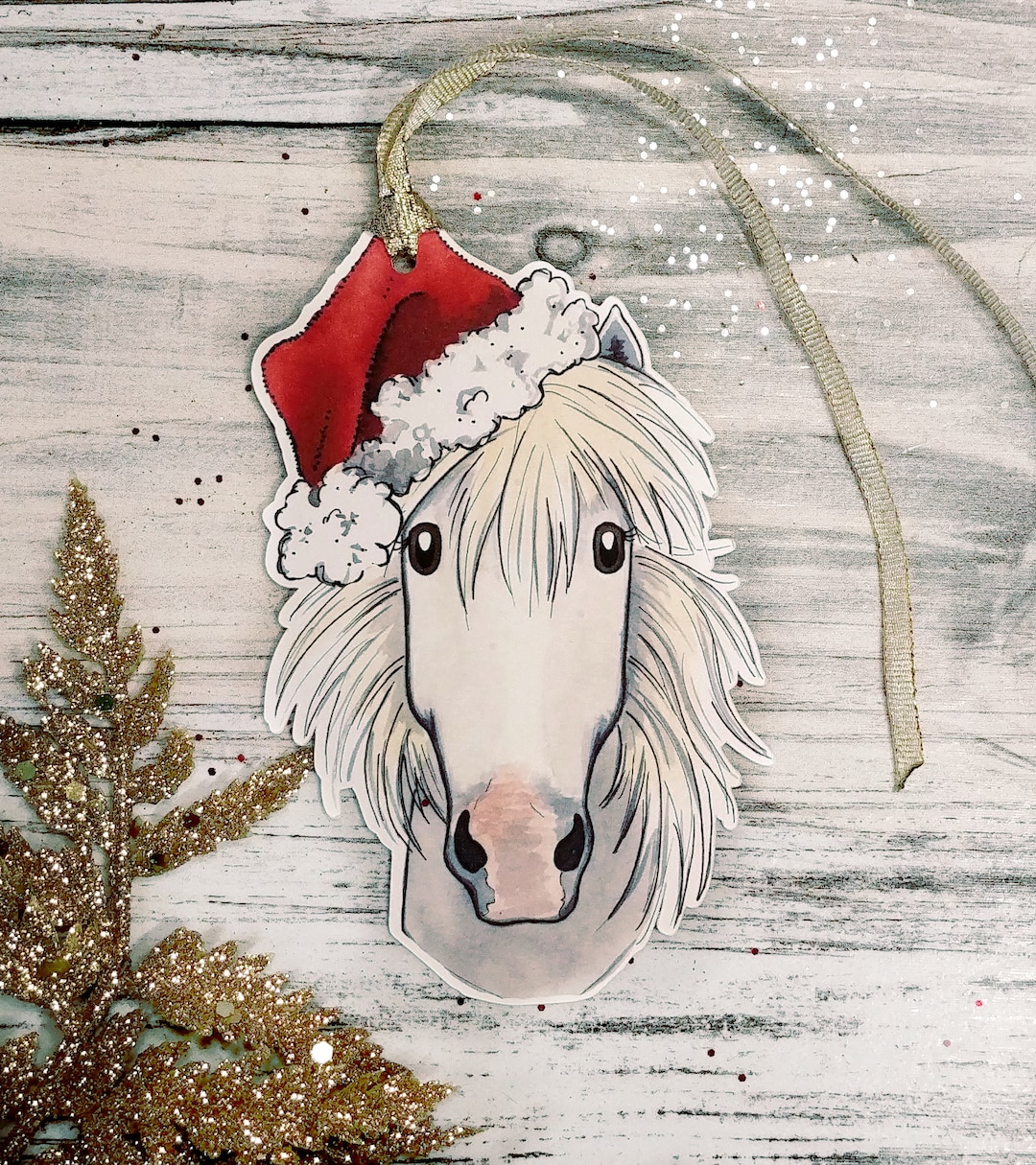 Pony Gift Tags, Horse Stocking Stuffer, Equine Gift, Rustic Horse Party ...