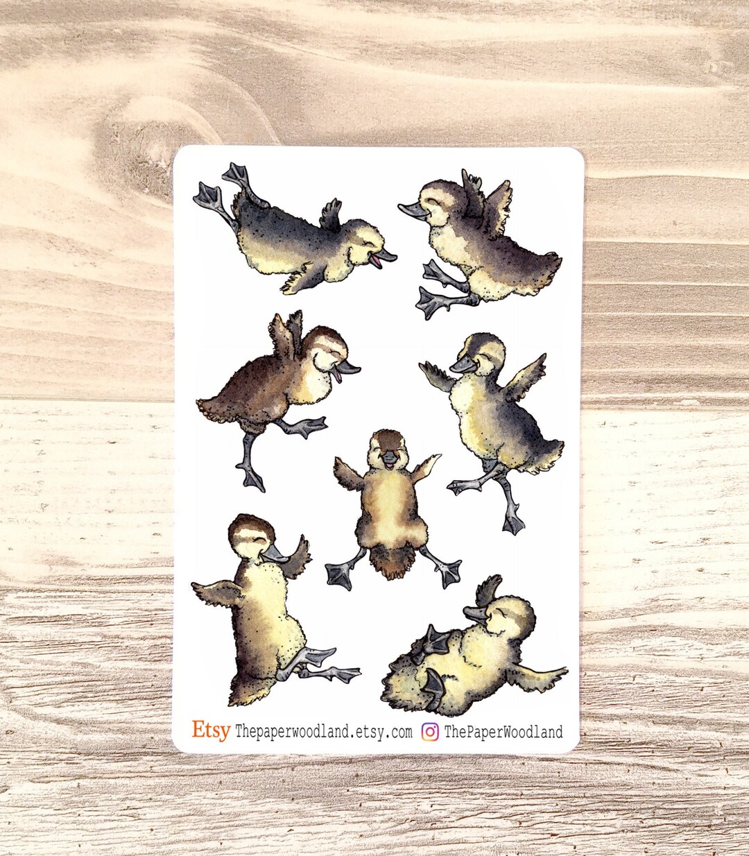 Duckling Planner Stickers, Cute Duck Stickers, Farm Animal 4H Stickers ...