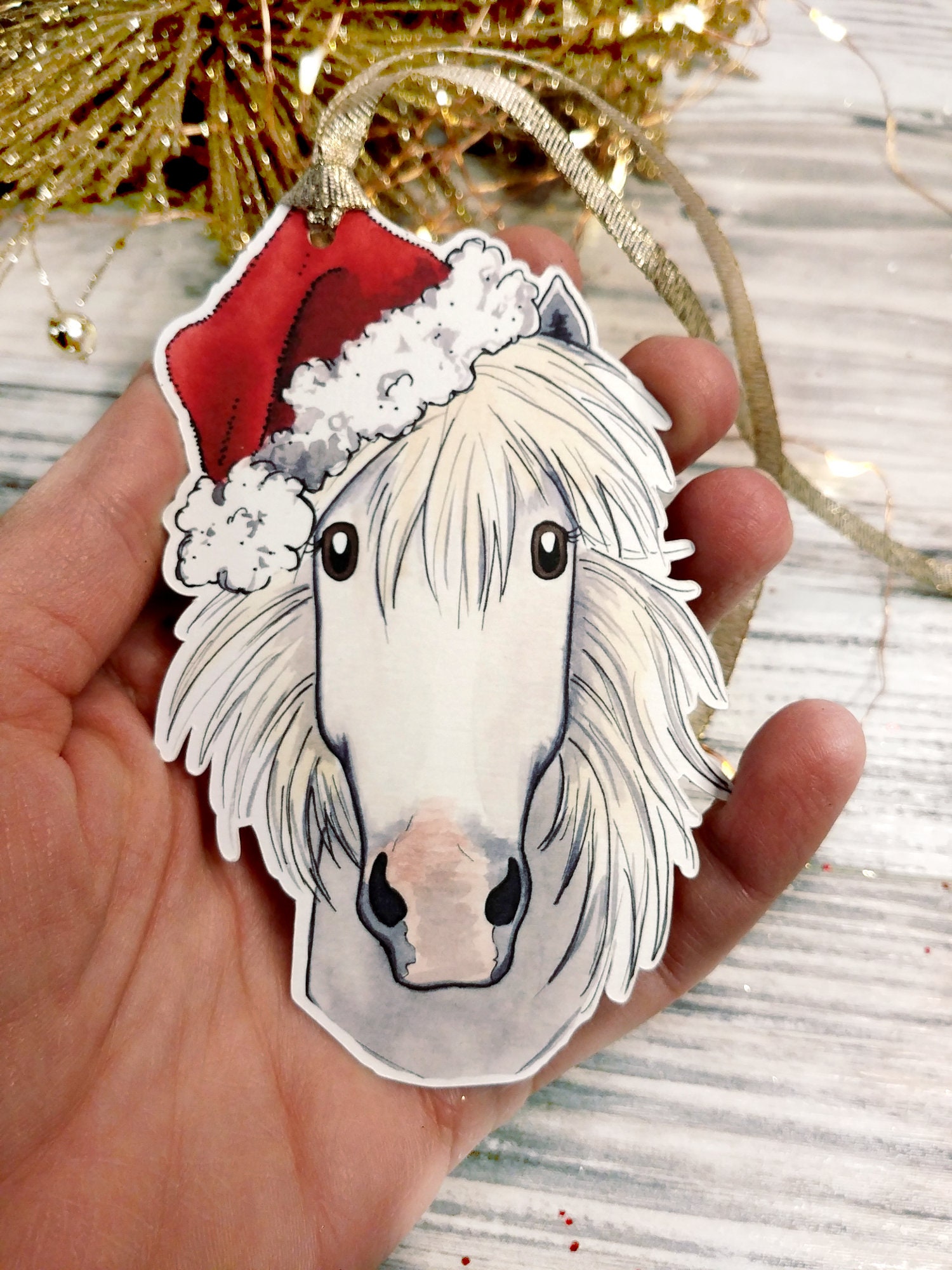 Pony Gift Tags Horse Stocking Stuffer Equine Gift Rustic - Etsy