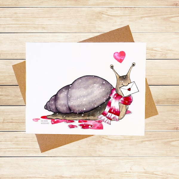 Watercolor Valentine - Etsy