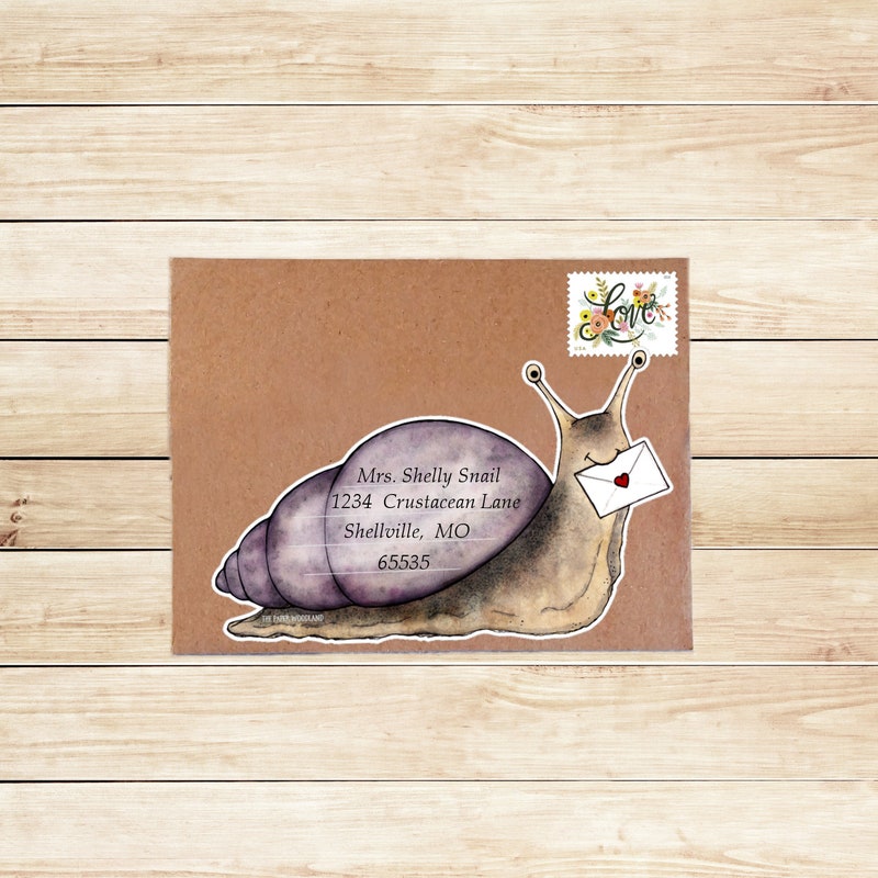 Snail Mail Stickers - Etsy