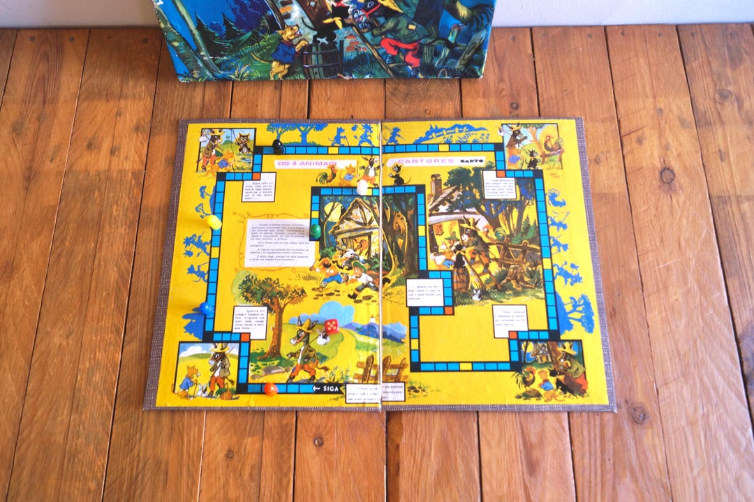 Vintage "singing Animals" Kids' Board Game – Made in Portugal by Karto ...