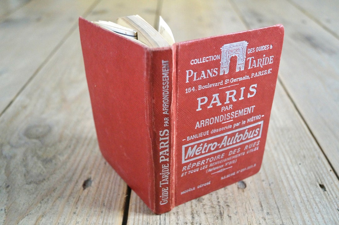Vintage Plan Book of Paris (1951) - Etsy