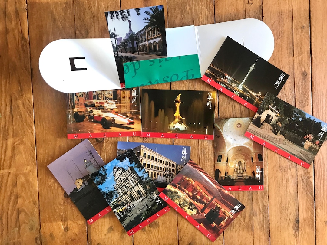 Set of 10 Macau Postcards (1990s) - Etsy