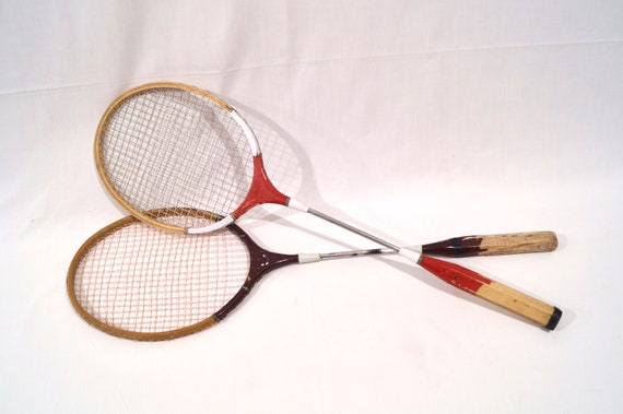 70s Badminton Rackets Pair of Vintage Badminton Rackets - Etsy