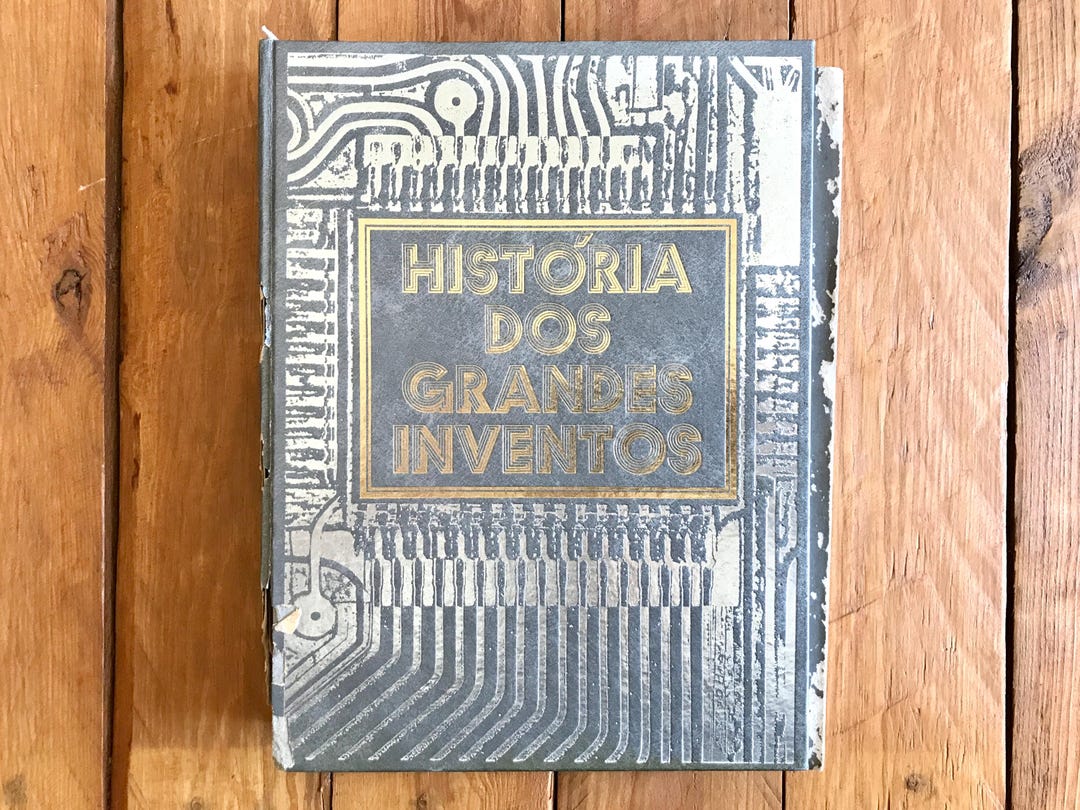 Book "history of Great Inventions" (1983 Edition) Written in Portuguese ...