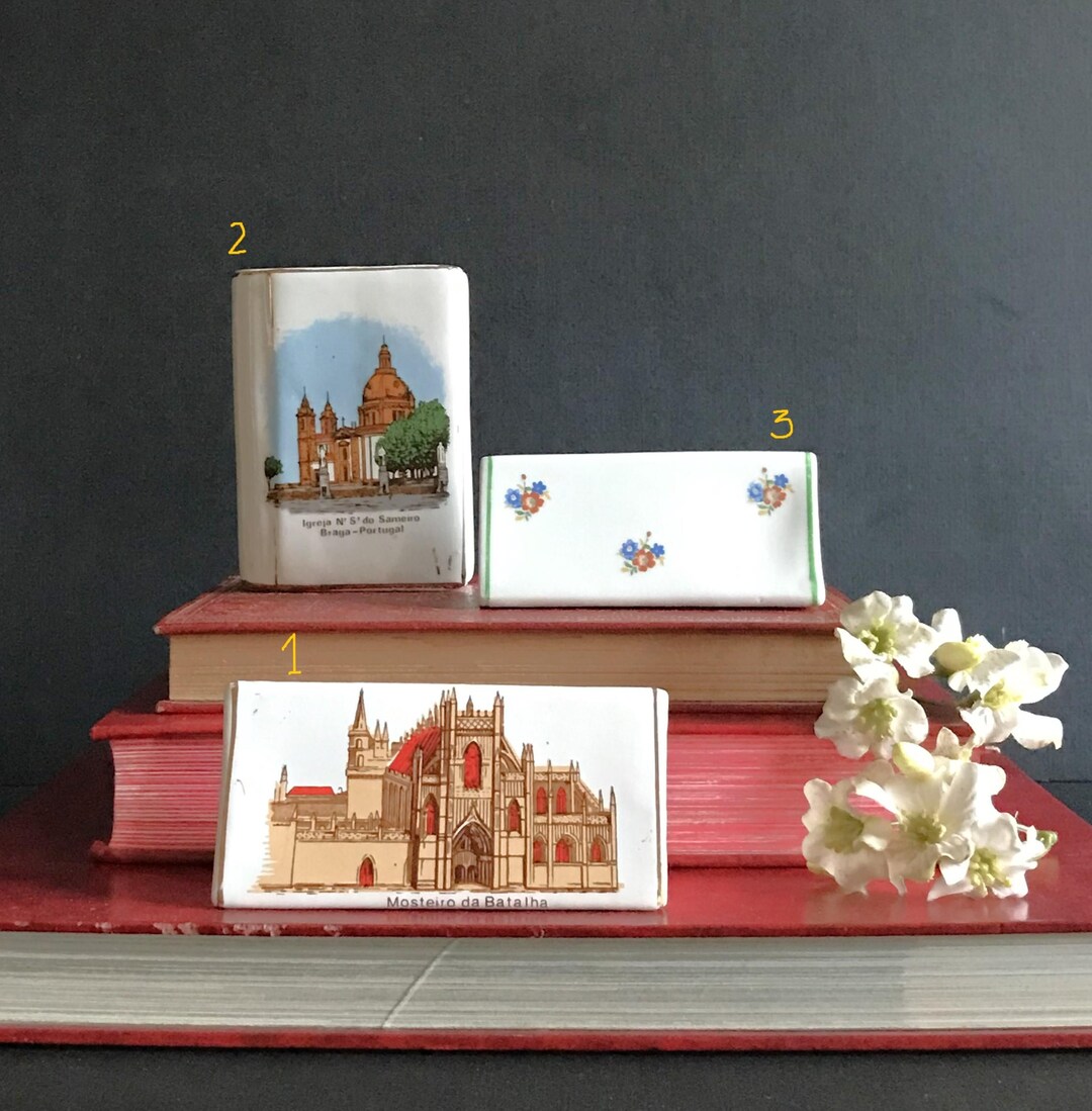 Vintage Porcelain Toothpicks, 3 Available Models (1950-1960) - Alcobaça ...