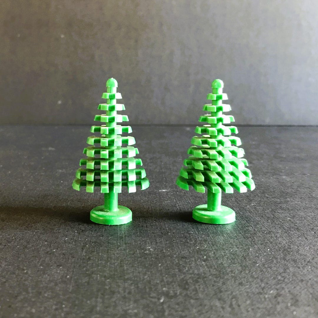 Vintage Set of 2 Playmobil Pine Trees – 1980s – Kids Toy for Play ...