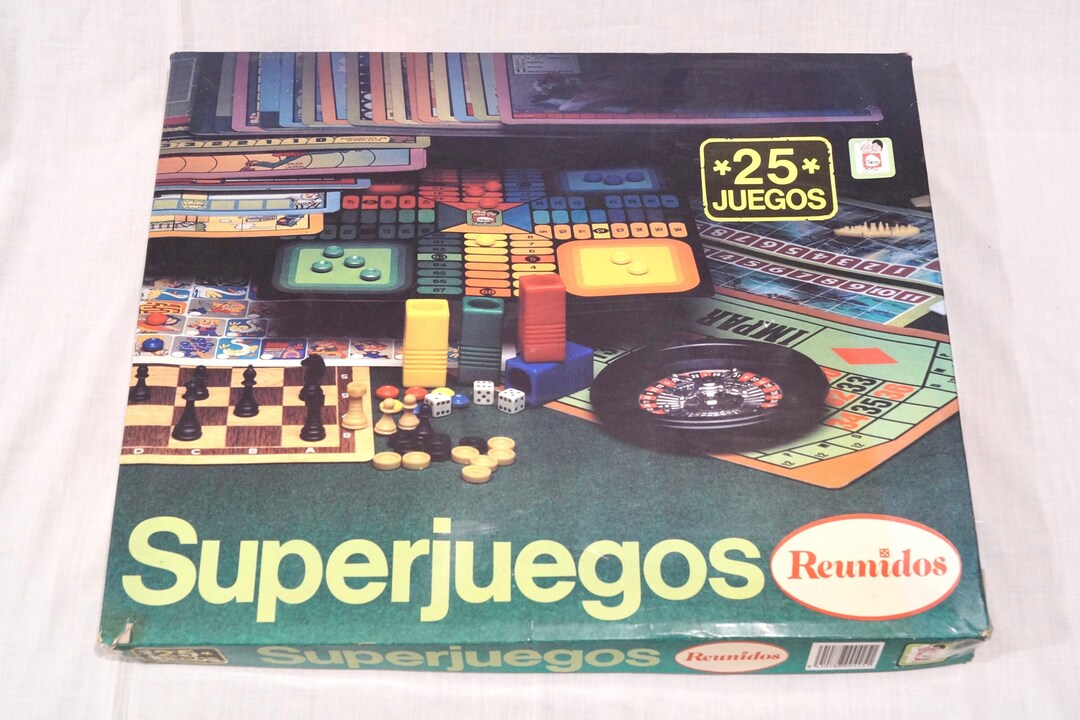 Box With 25 Board Games 1990s - Etsy