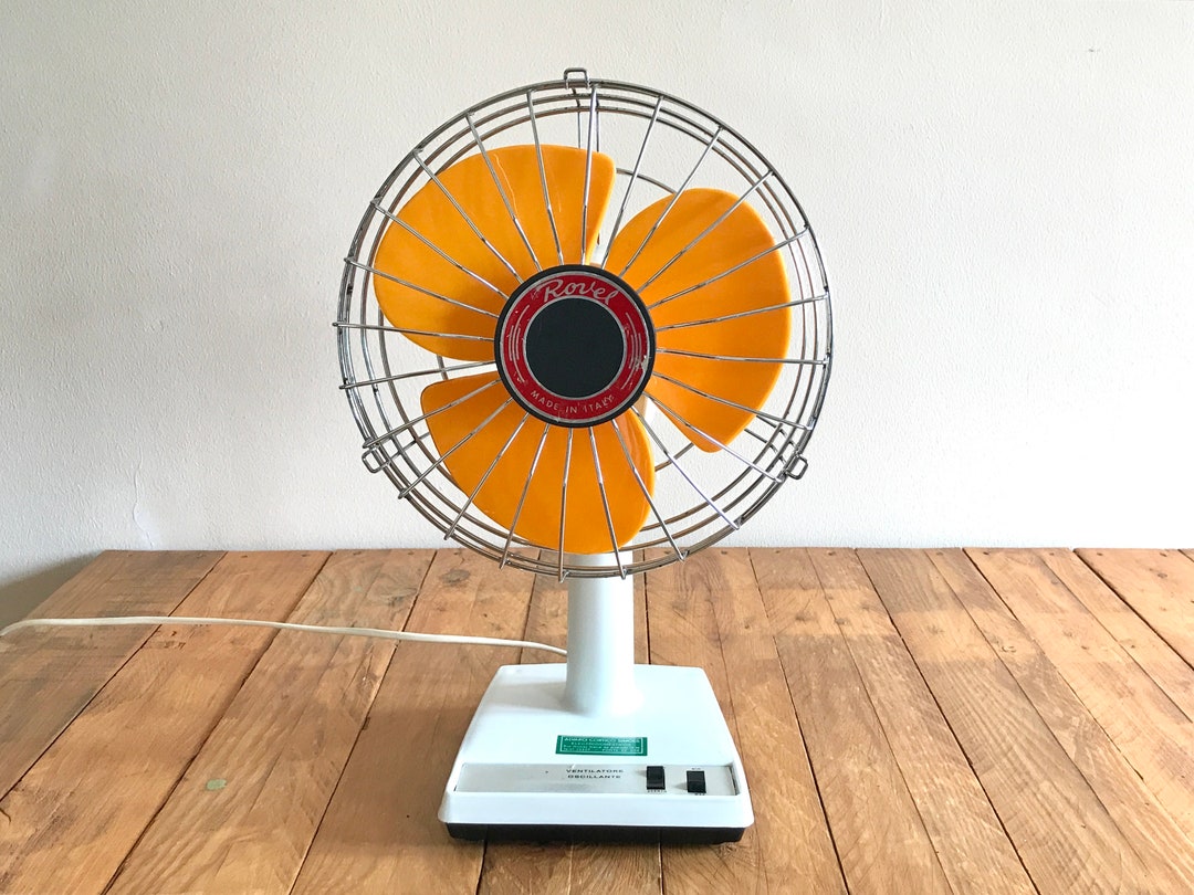 Vintage Italian Adjustable Table Fan 1970s - Etsy