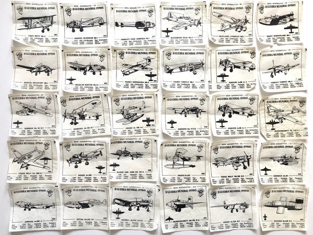 Aviation Collection 160 Cards 1980s - Etsy