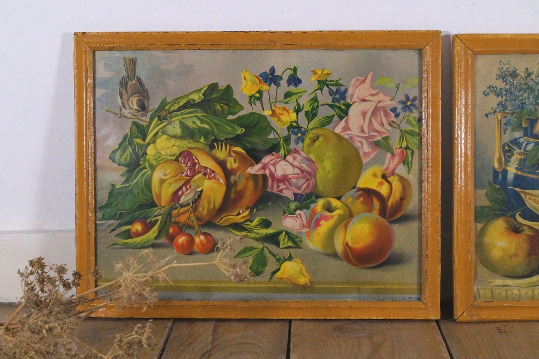 Still Life Framed Art Print 1950s 2 Different Units Available - Etsy