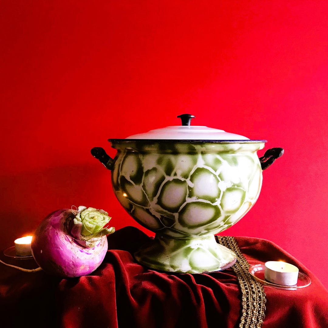 Rare 1880s Tureen With Green Tortoiseshell Design – Historical ...