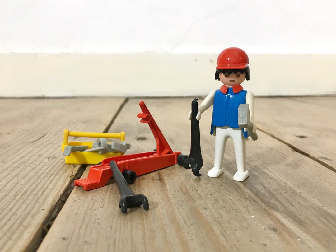 Vintage Playmobil Mechanic – Made in the 1980s – Kids Toy for Play ...