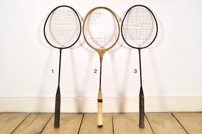 Badminton Racket 1970s, 3 Different Units Available - Etsy
