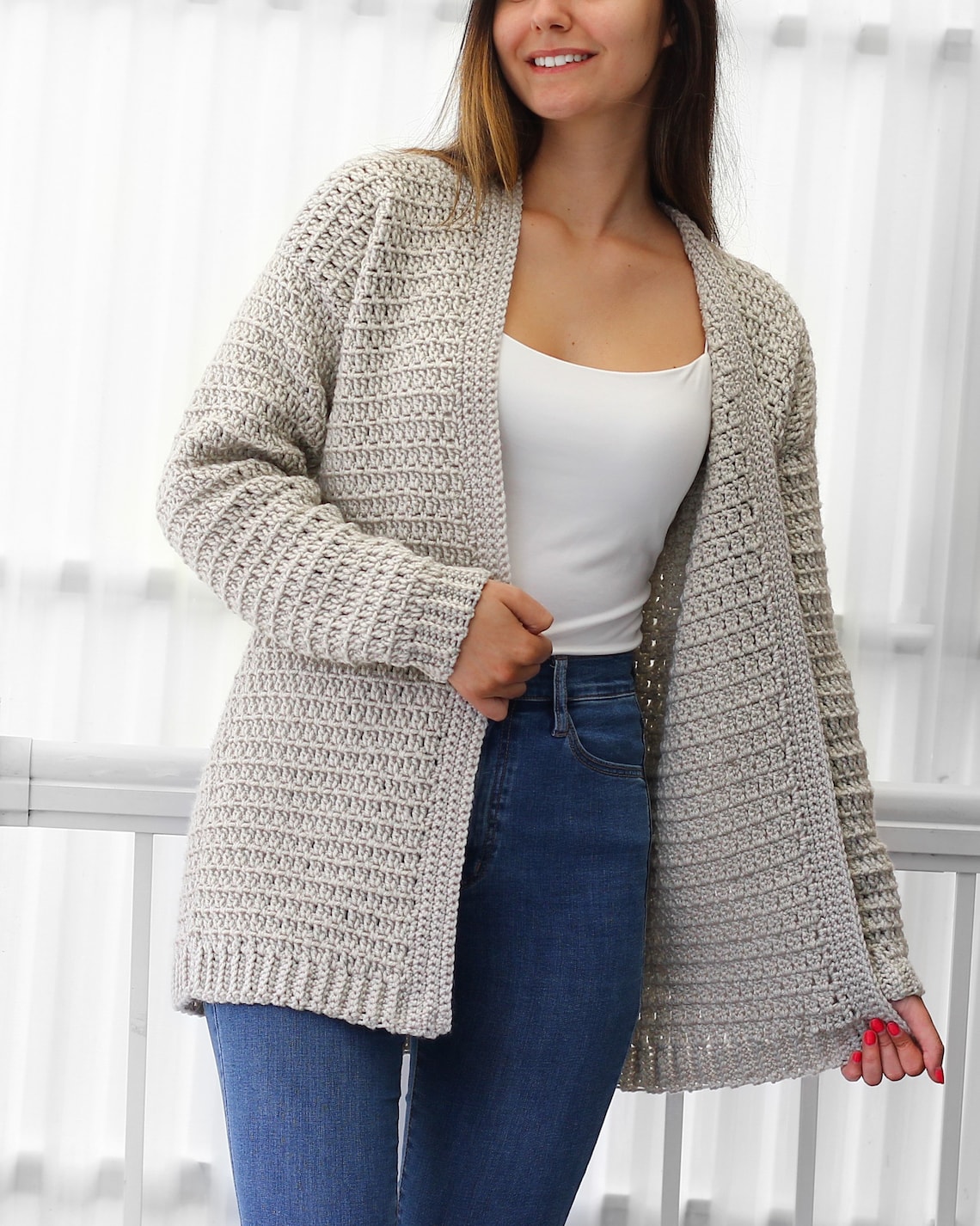 Crochet Pattern-olivia Crochet Cardigan Pattern Top PDF - Etsy
