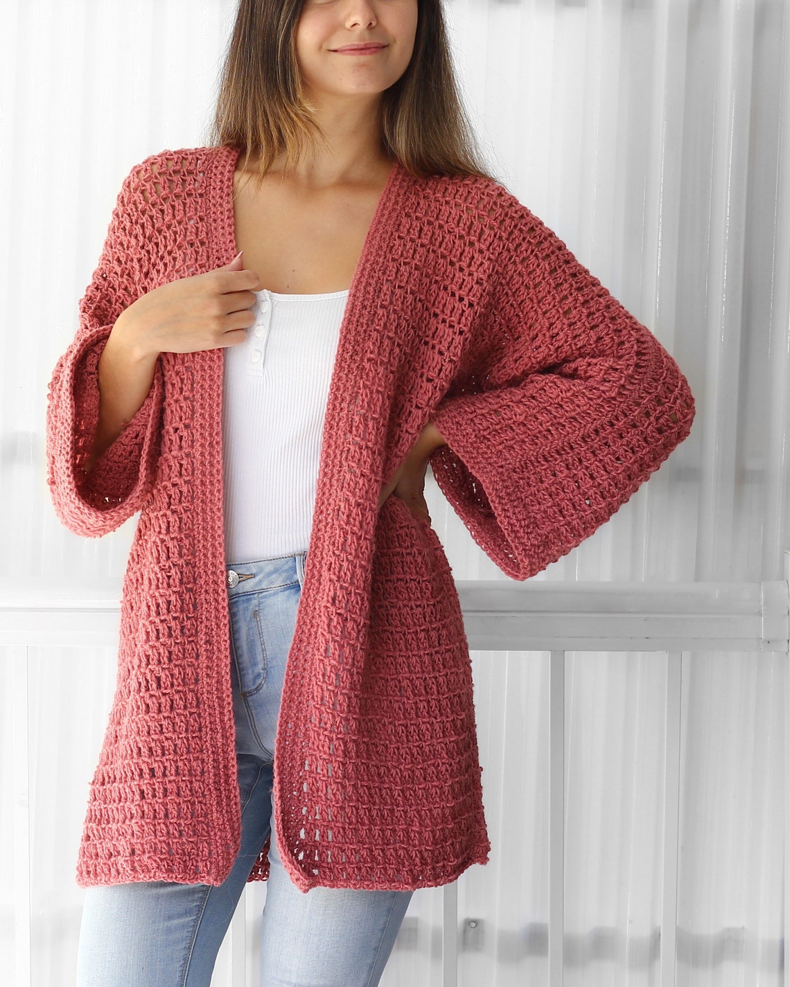 Crochet Pattern-nala Crochet Cardigan Pattern Top Pdf-sweater - Etsy Canada