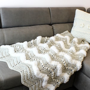 Easy Crochet Afghan Pattern-crochet Blanket Pattern-cozy HARMONY ...
