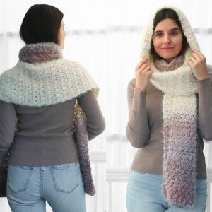 Crochet Pattern, 3-in-1 AMARA Crochet Scarf Pattern PDF, Crochet ...
