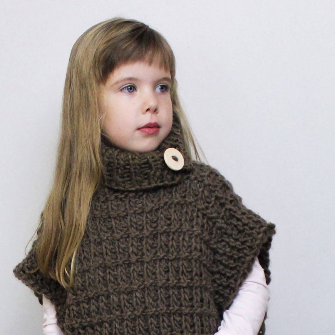 Knit Pattern Patron Tricot DAYANA Knit Poncho Pattern PDF | Etsy