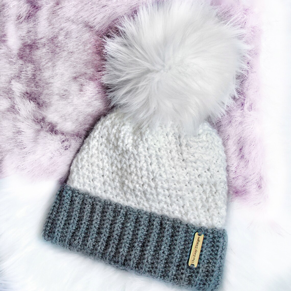 Easy Crochet Pattern-crochet Hat– TOPAZ Beanie Hat Pattern-crochet Hat ...