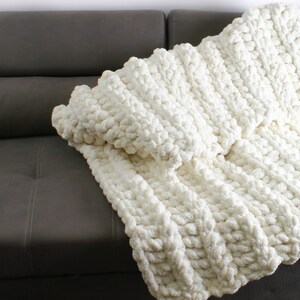 Easy Chunky Crochet Afghan Pattern-banff Crochet Chunky Throw Pdf-jumbo ...