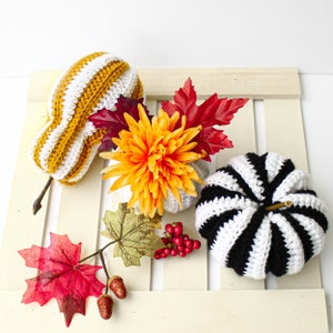 Easy Crochet Pattern-festive Pumpkins & Gourds-5 Sizes-crochet Pattern ...