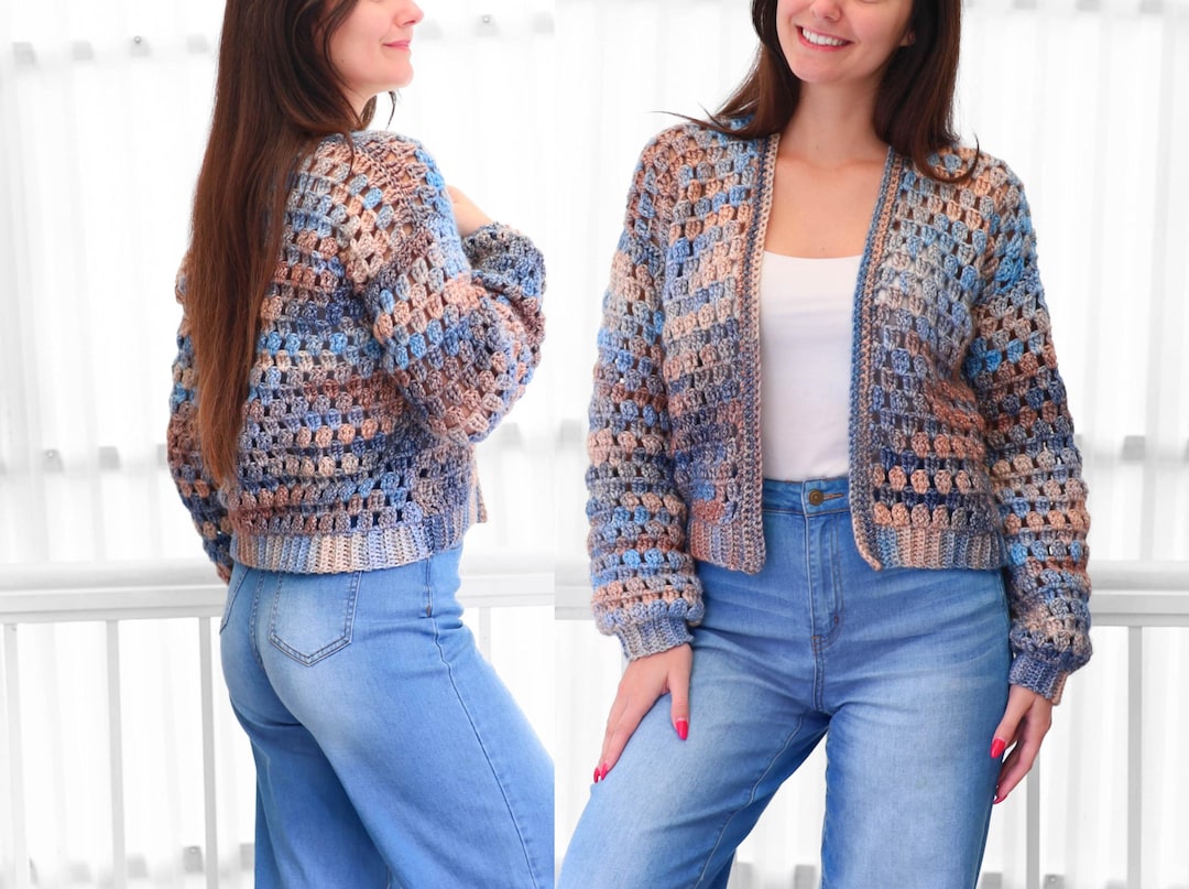 Crochet Pattern- ELOISE Crochet Cardigan Pattern PDF- Women Crochet ...