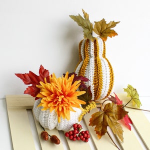 Easy Crochet Pattern-festive Pumpkins & Gourds-5 Sizes-crochet Pattern ...