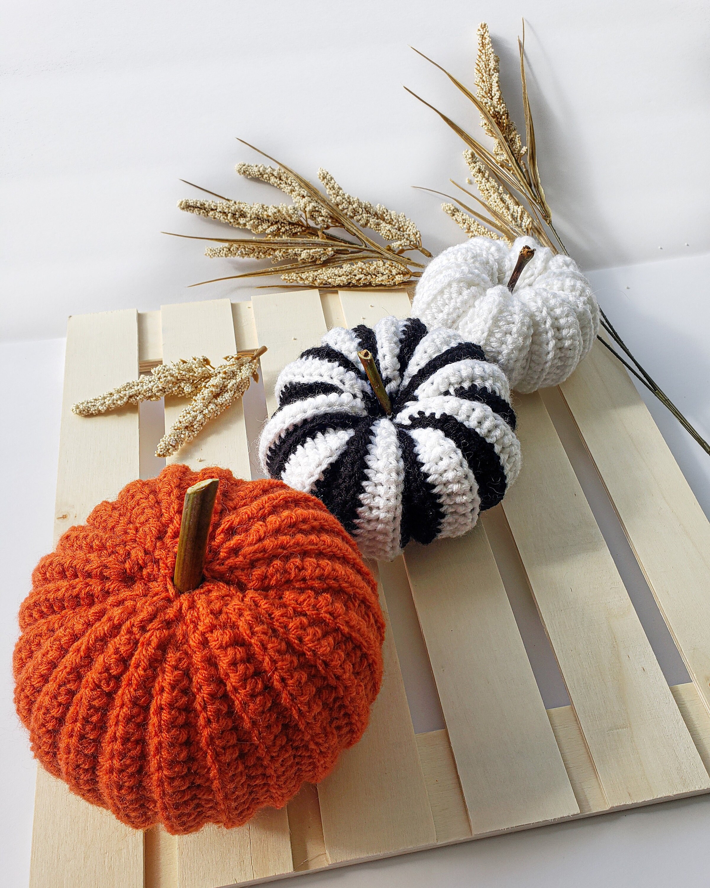 Easy Crochet Pattern-festive Pumpkins & Gourds-5 Sizes-crochet Pattern ...