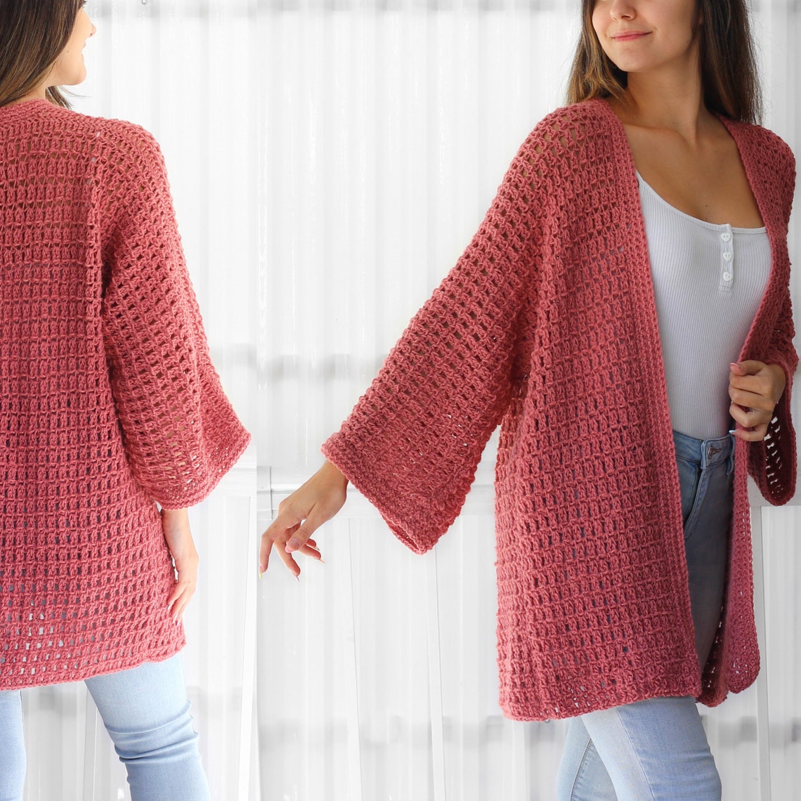 Crochet Pattern-nala Crochet Cardigan Pattern Top Pdf-sweater - Etsy Canada